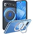 Amazon.com: TORRAS 360°Rotatable Magnetic Ring for Google Pixel 8A Case, Compatible with MagSafe ...