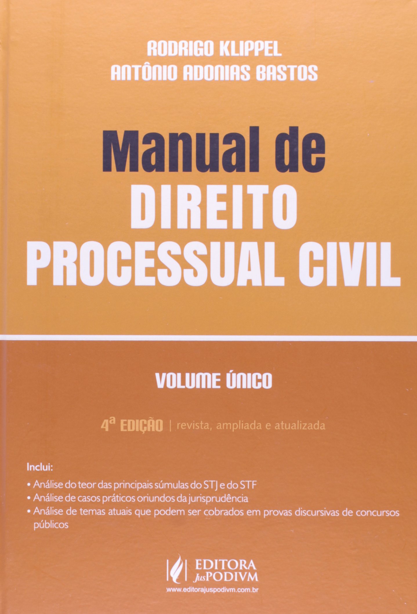 Manual de Direito Processual Civil - Volume Único PDF Antonio Adonias Bastos