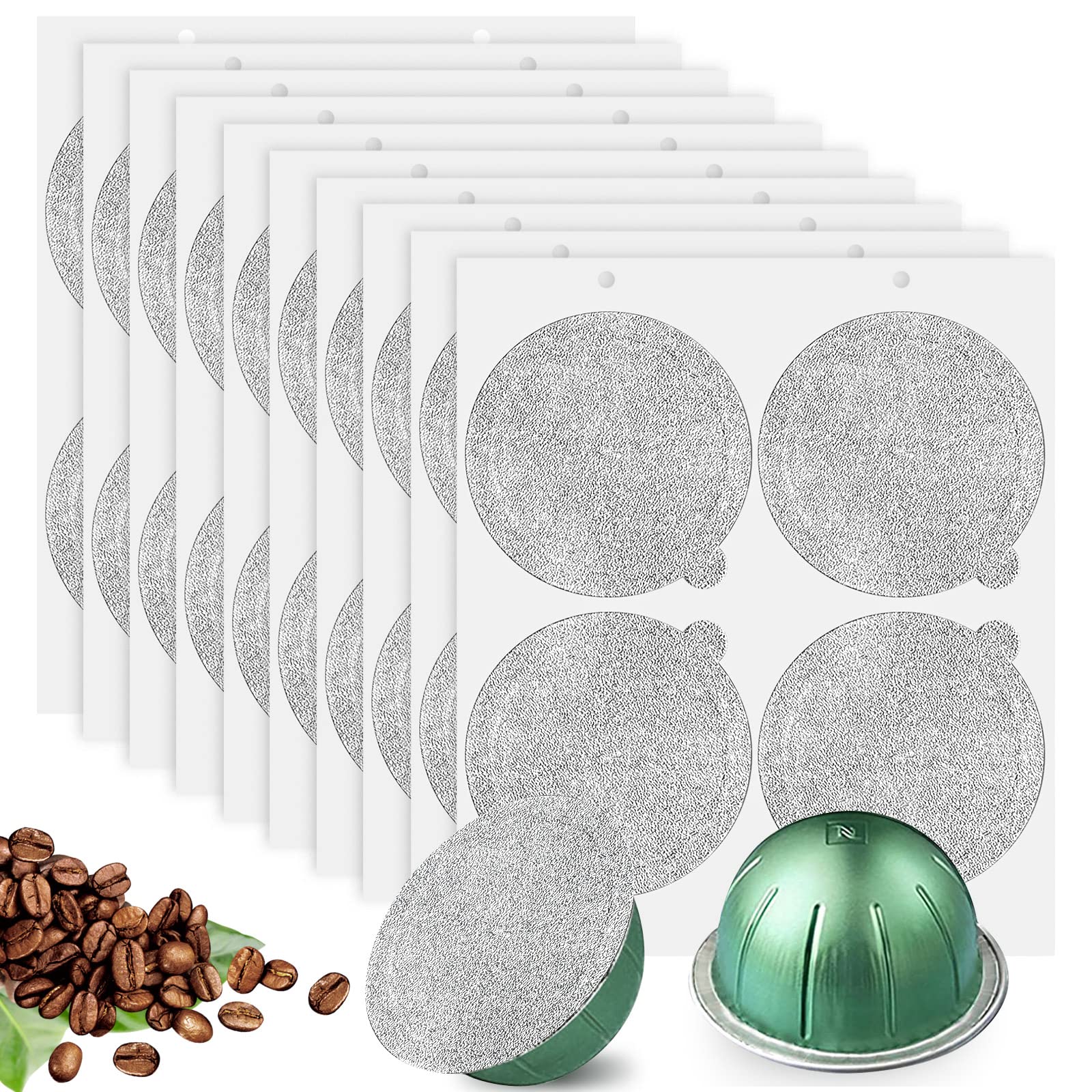 Mua Aluminum Foils Lids to Reuse Vertuoline Capsules Coffee Pods and ...