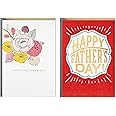 Amazon.com: Hallmark Good Mail Pack of 1 Mothers Day Card and 1 Fathers ...