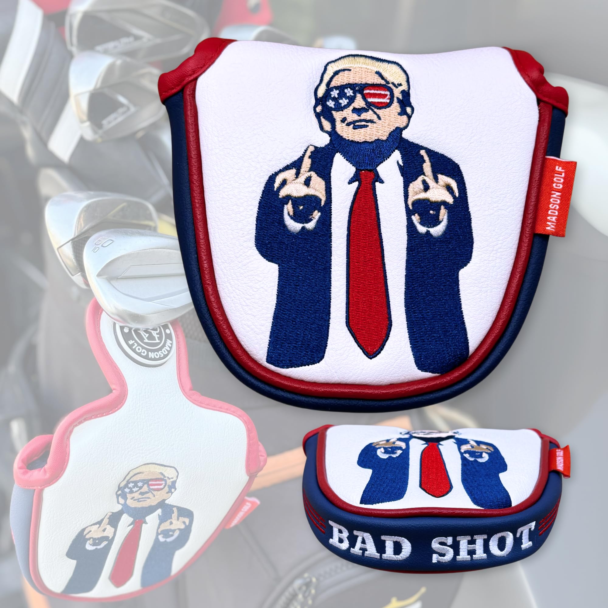 Funny Golf Head Covers Trump Bad Shot Driver Fairway Wood Putter ...