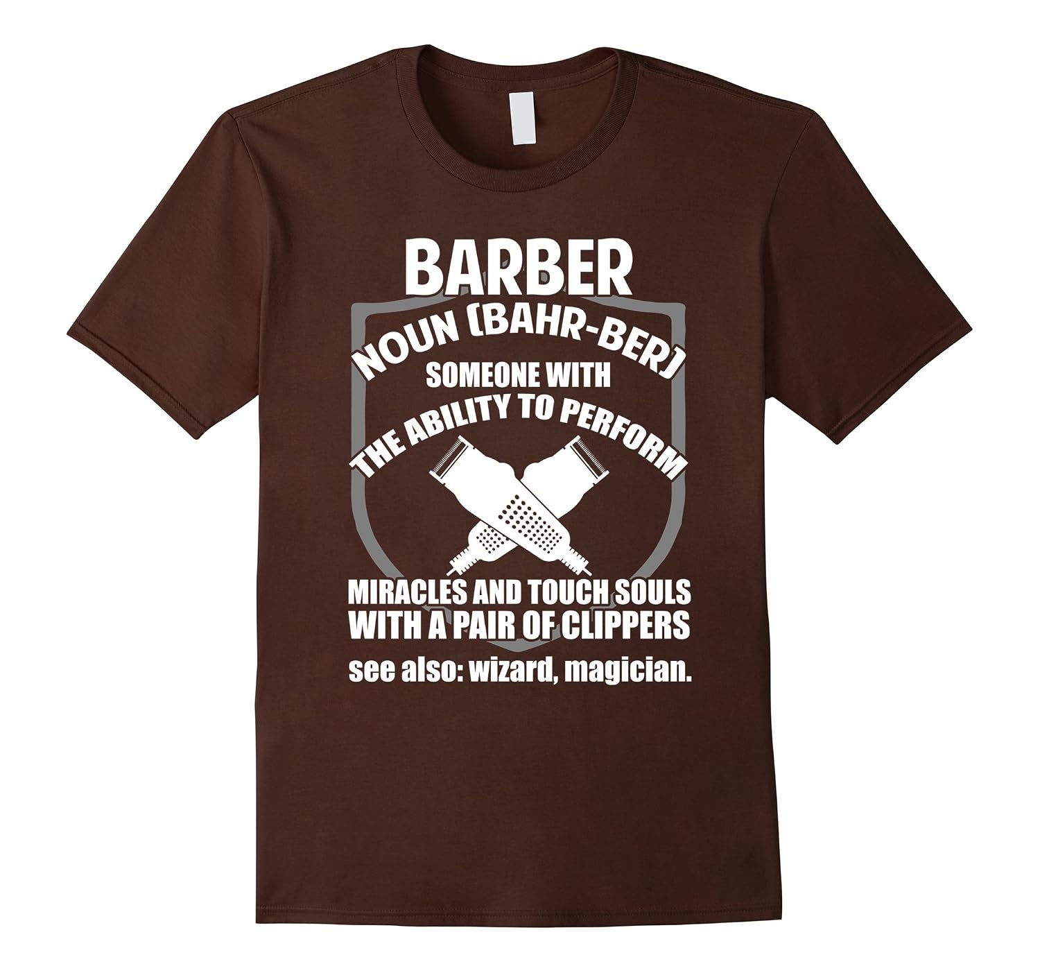 Funny Barber Definition T shirt Scissors Razor Quote Gift 4LVS