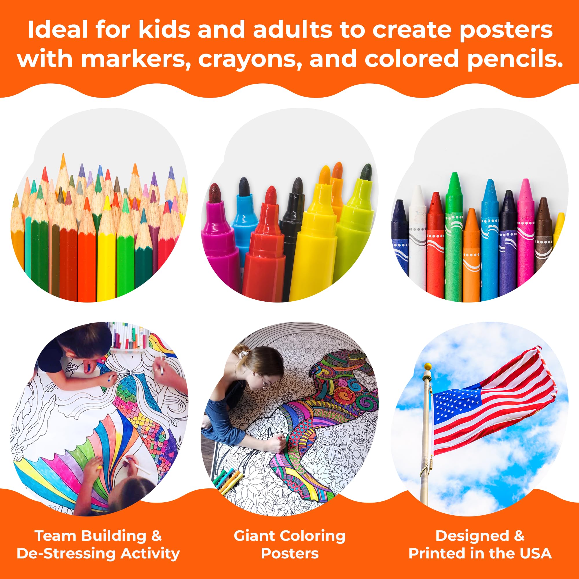 Mua Giant Coloring Poster - The Original Jumbo Coloring Poster ...