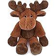 Amazon.com: DolliBu Plush Moose Stuffed Animal - Soft Huggable Long Leg ...