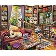 Amazon.com: White Mountain Puzzles - Puzzle Library - 1000 Piece Jigsaw ...