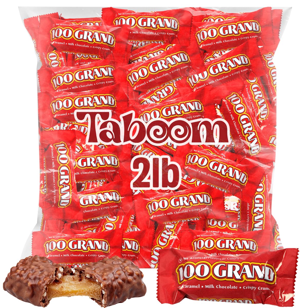 Mua 100 Grand Milk Chocolate Candy Bars with Rich Caramel and Crispy ...