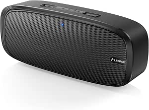 Amazon.com: LENRUE Bluetooth Speaker, Wireless Portable Speaker with ...