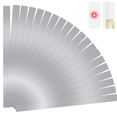 20 Pieces Reflective Tape Tachometer Tapes Strips for Optical and Laser ...