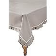 Amazon.com: Xia Home Fashions Ruffle Trim Lace Tablecloth, 60 by 84 ...