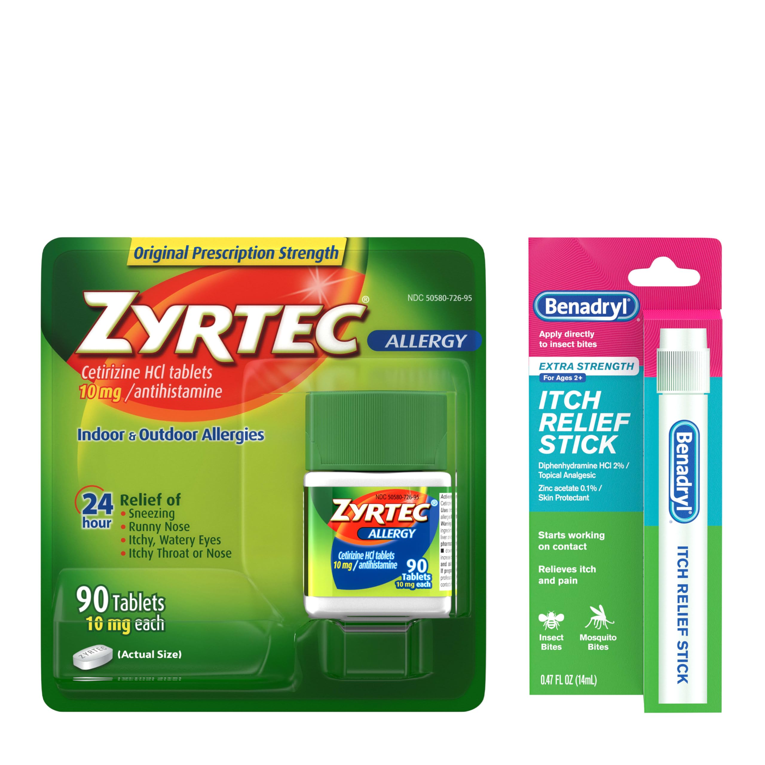 Mua Zyrtec 24 Hour Allergy Relief Tablets with Cetirizine HCl ...