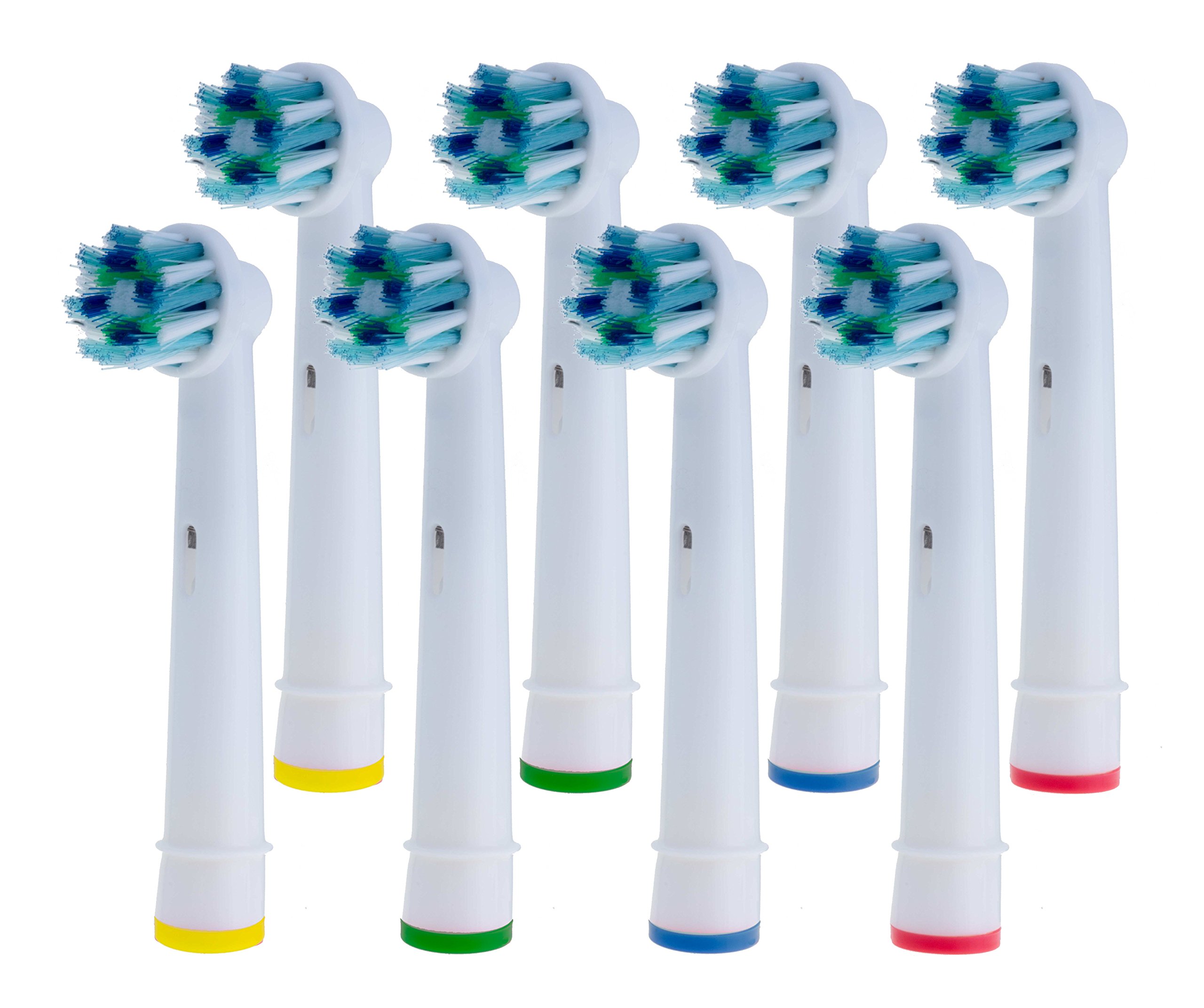 Oral B Replacement Brush Heads- Pk of 8 Generic Crossaction Oralb Braun ...