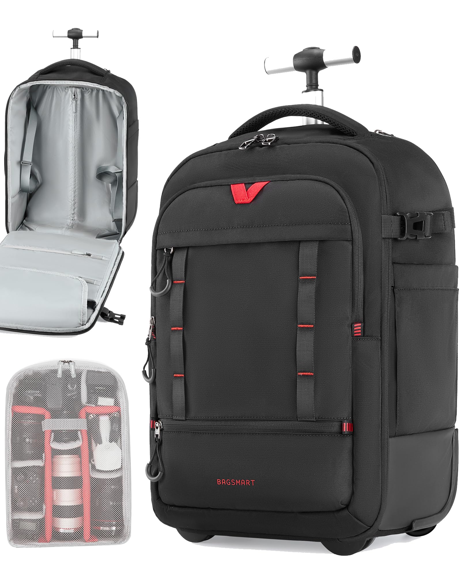 Mua Rolling Camera Bag, Camera Roller Backpack for DSLRs, Professional ...