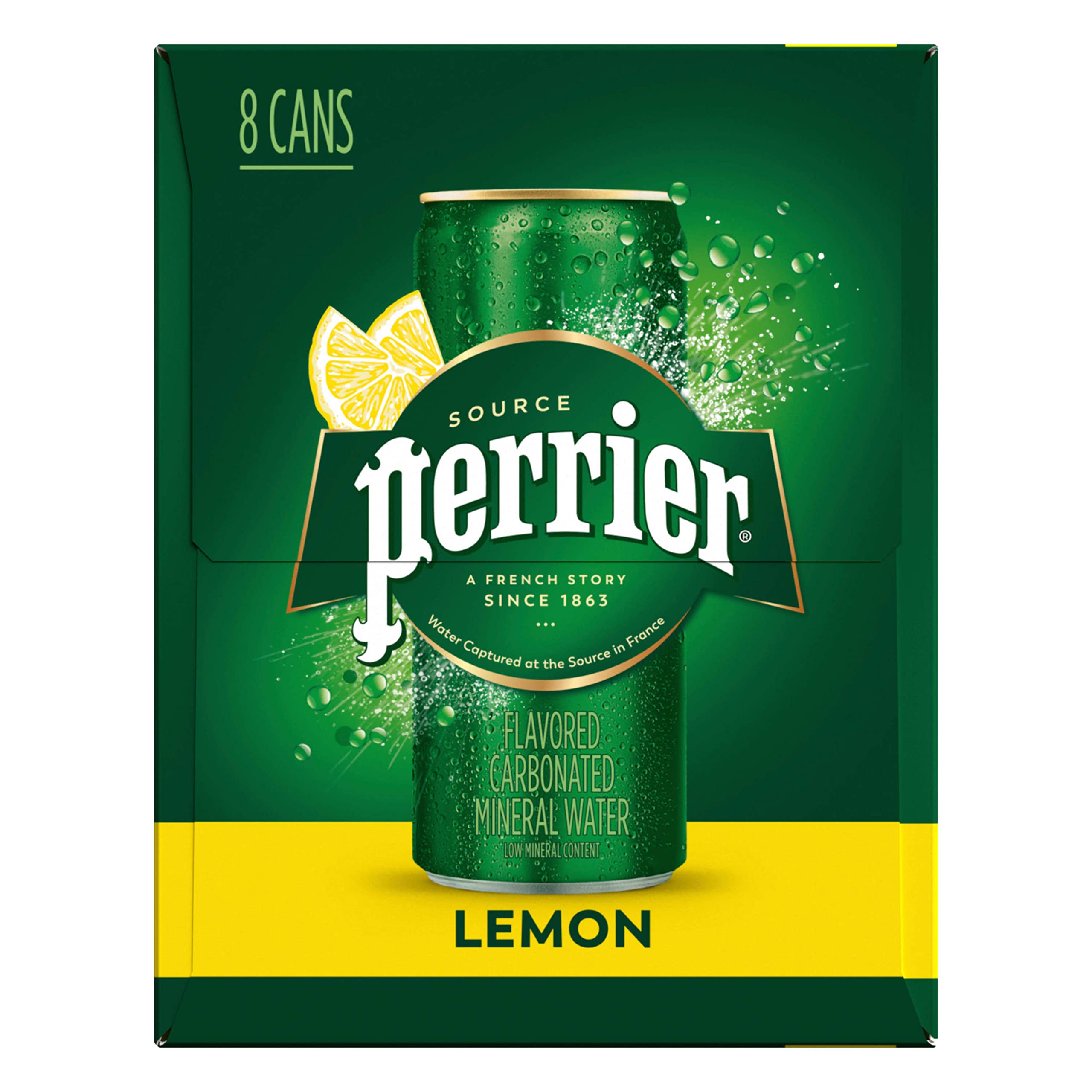Mua Perrier Lemon Flavored Sparkling Water, 11.15 Fl Oz Cans (24 Count) trên Amazon Mỹ chính ...