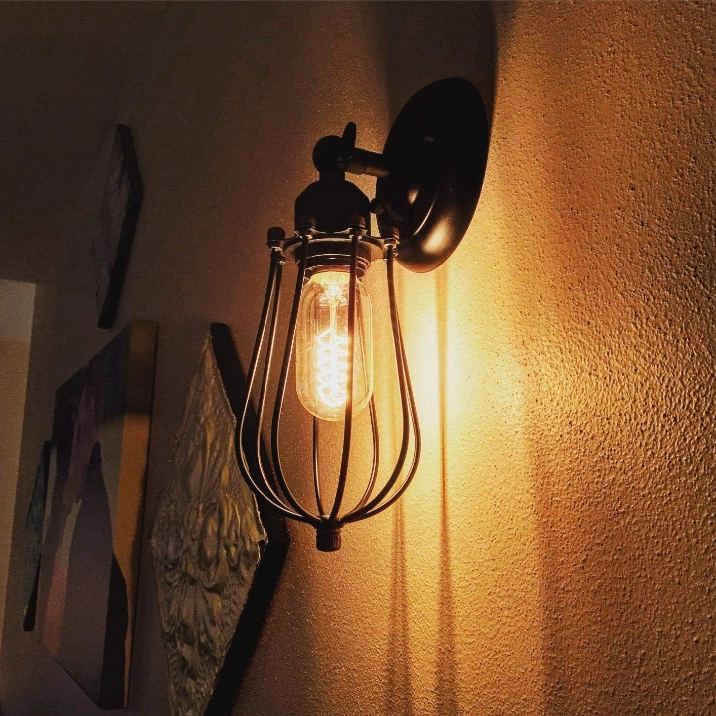 Vintage Edison Bulbs, Rolay T45 Edison Style Square Spiral Filament ...