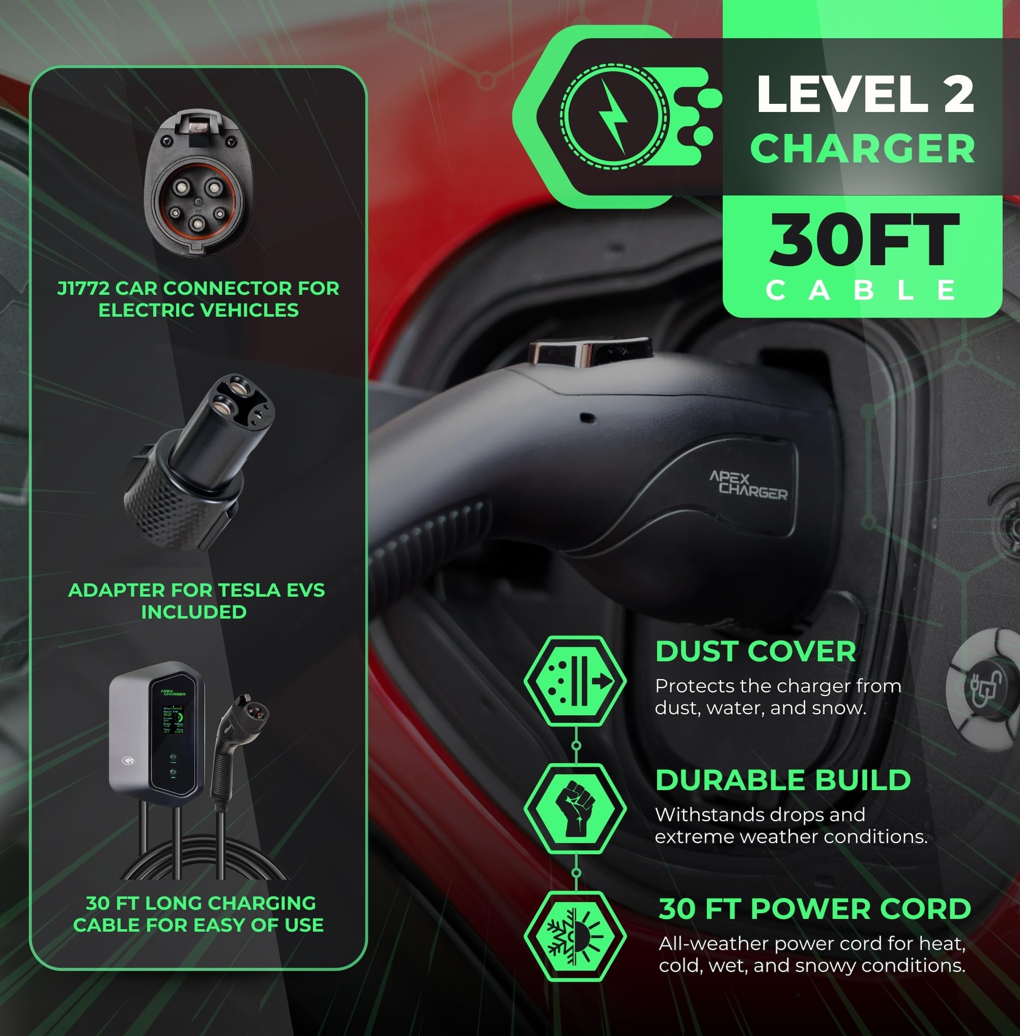 Mua MACH 1: Fast 48 Amp Level 2 EV Charger, 11.5kW Wall-Mount Electric ...