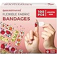 Amazon.com: Quick Aid First Aid Variety Pack 100 Count Flower Bandages ...