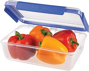 Amazon.com: SnapLock by Progressive 12-Cup Storage Container - Blue ...