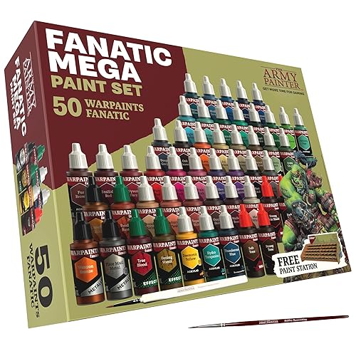 The Army Painter Paint Set - Miniature Painting Kit with 100 Rustproof ...
