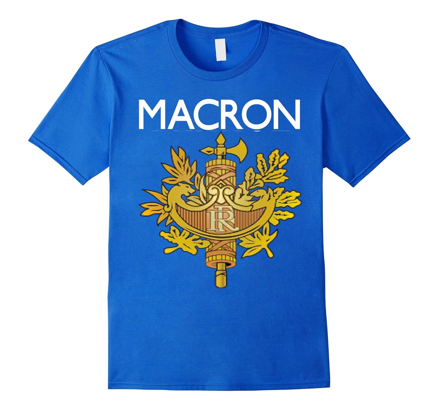 Macron Tee – New French Emblem Pro-Macron Voter Shirt-PL – Polozatee
