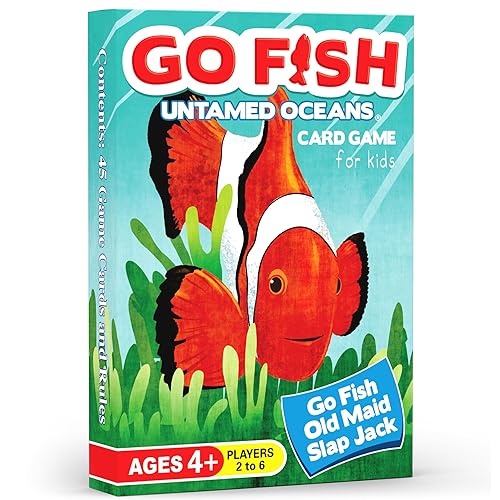 GO Fish Untamed Oceans, a Go Fish Card Game for Kids 4-8 and Up – Play ...