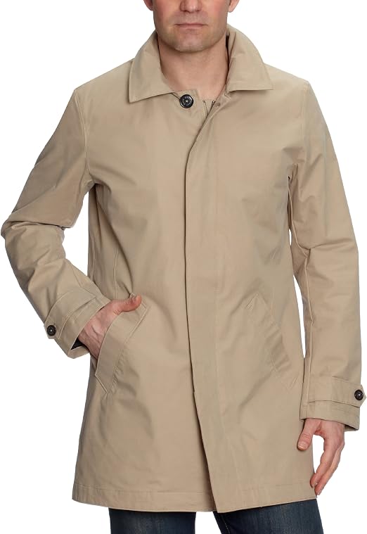 Gant 75212 Men's Raincoat - Beige - 40: Amazon.co.uk: Clothing
