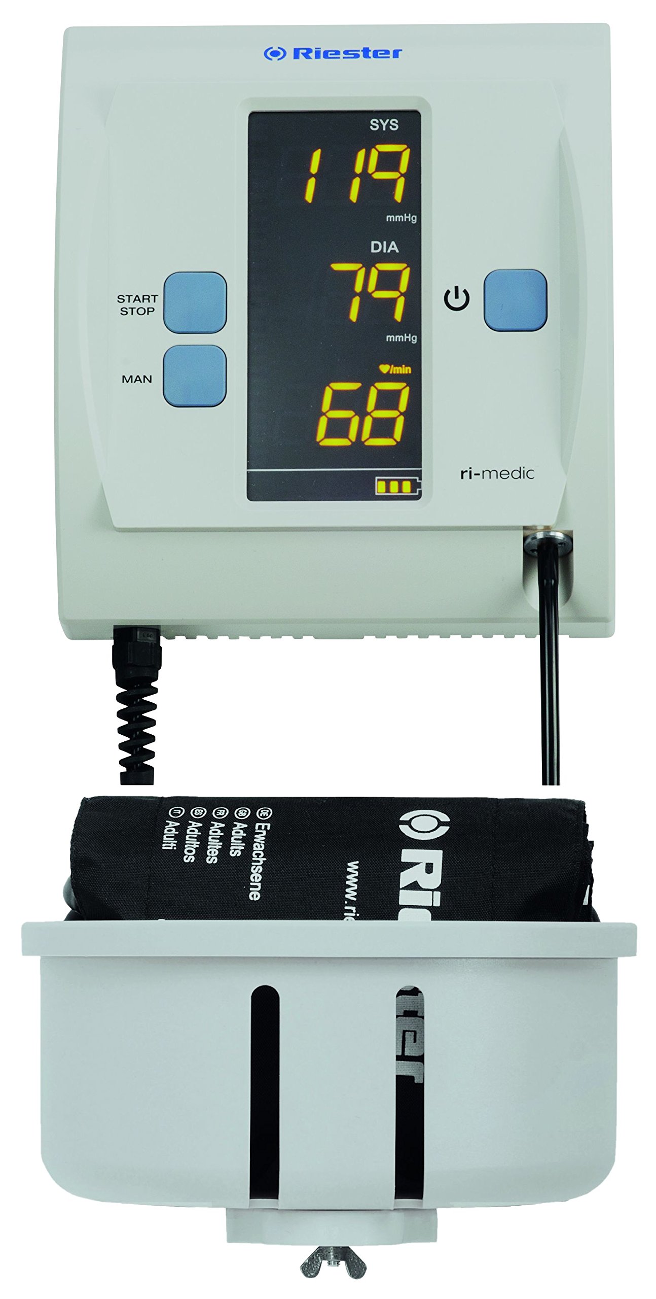 Riester 1784.003 Wall Mount Blood Pressure Device with Adult Cuffs in ...