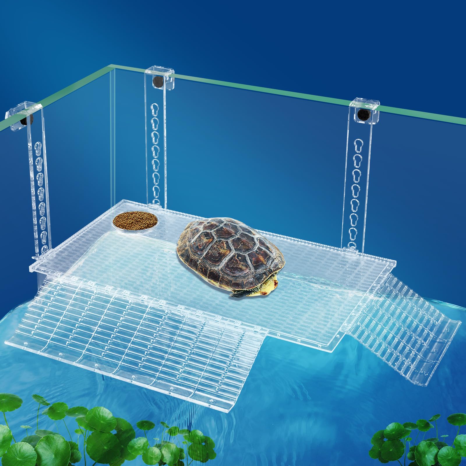 Binano Screwless Installation Turtle Basking Platform Hanging Turtle ...