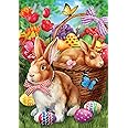 Amazon.com: Puzzles for Adults 500 Piece,Easter Bunny and Eggs Puzzle ...