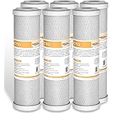Amazon.com: Membrane Solutions 5 Micron 2.5" x 10" CTO Carbon Block ...