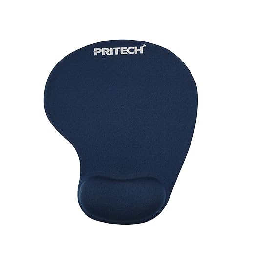 PRITECH - Mouse Pad ergonomico con Cuscino da Polso e Base in Gomma ...