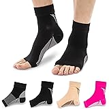 Amazon.com: Plantar Fasciitis Socks with Arch Support for Men & Women ...