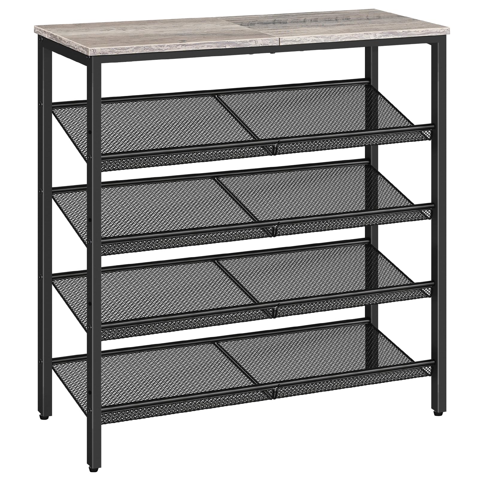HOOBRO Shoe Rack for Entryway, 5-Tier Shoe Organizer with Adjustable ...