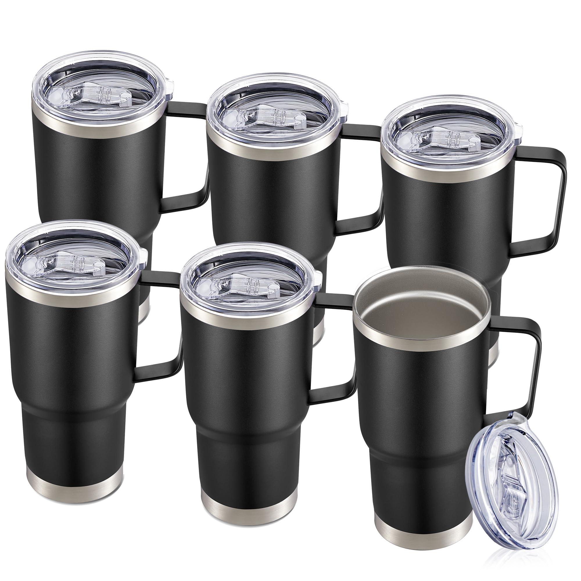 Cool Yoleb 20 oz Tumbler with Handle and Lid Stainless Steel Tumblers ...
