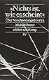 »Nichts ist, wie es scheint«: Über Verschwörungstheorien edition suhrkamp: Amazon.de: Michael ...