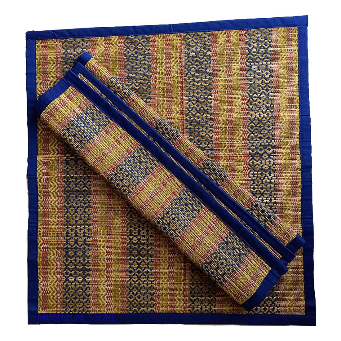 Buy Montelal Store Foldable Mat (Aasan), puja mat, Daily use Mat - Size ...