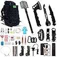 Amazon.com: Emergency Survival Kit, First Aid Kit, Tactical Backpack, Bug Out Bag Survival Kit ...