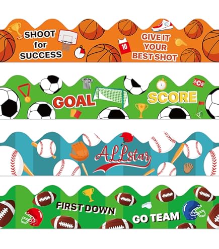 Sports Theme Bulletin Board Borders