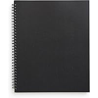 TRU RED Large Soft Cover Meeting Notebook, Blk Tr54985: Amazon.com ...