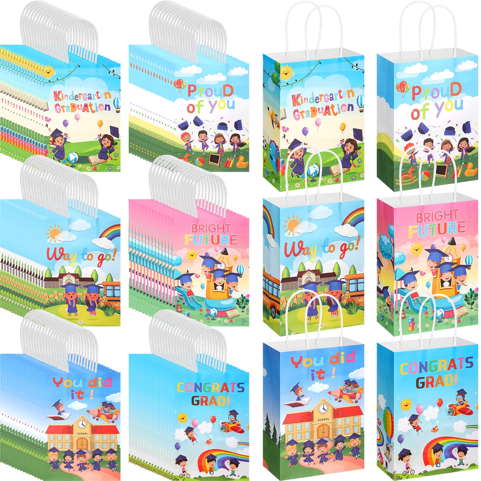 Chivertion Kindergarten Graduation Gift Bag for Kid Cute Preschool ...