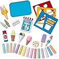 Amazon.com: Melissa & Doug Ice Cream Shop Multi-Colored Chalk and ...