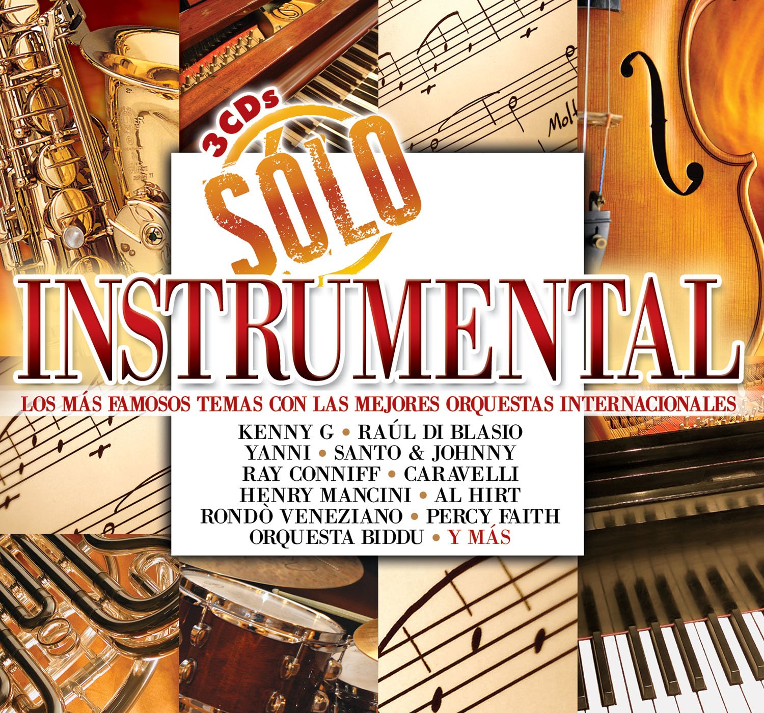 VARIOS ARTISTAS - SOLO INSTRUMENTAL (3 CD'S) LOS MAS FAMOSOS TEMAS CON ...