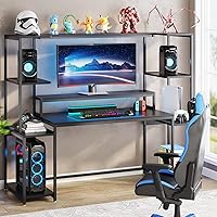 Amazon.com: Tribesigns 70 -inch Rustic Computer Desk with Hutch and ...