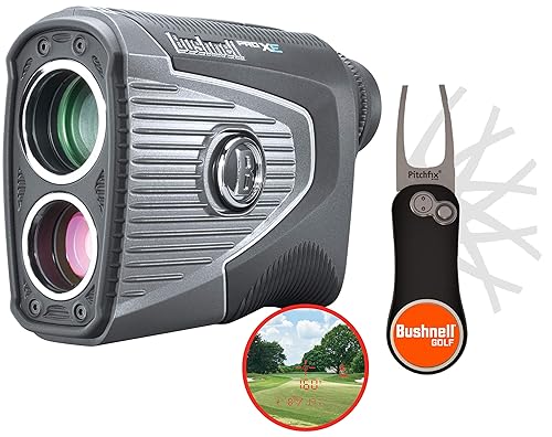 Bushnell Pro XE Golf Laser Rangefinder with Bushnell & PlayBetter ...