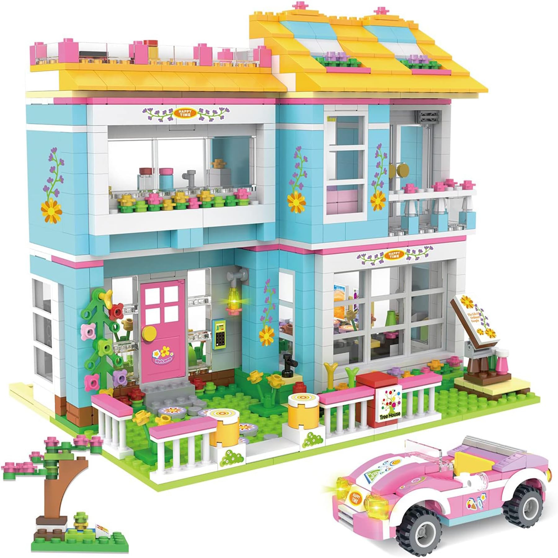 VIOSEBN Friends House Building Kit, STEM Family Girls Friends House ...
