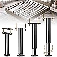 Amazon.com: Set Of 4 Adjustable Bed Legs Replacement, Upgrade Under Bed ...