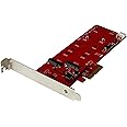 Amazon.com: StarTech.com 2x M.2 SATA SSD Controller Card - PCIe - PCI Express M.2 SATA III ...