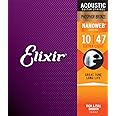 Amazon.com: Elixir Strings 80/20 Bronze Acoustic Guitar Strings w ...
