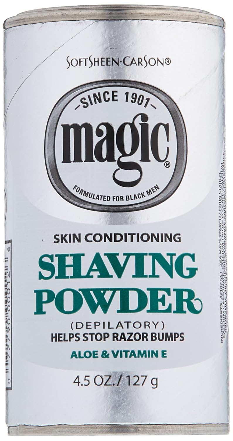 Amazon.com: Magic Platinum Shaving Powder 4.5oz. Skin Conditioning (2 ...