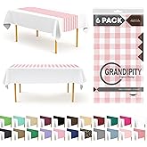 Amazon.com: MUNILAIL 12 Pcs Light Pink and White Checkered Table Runner ...