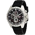 SEIKO SSB325 Reloj negro de cuarzo japonés con visualización analógica ...